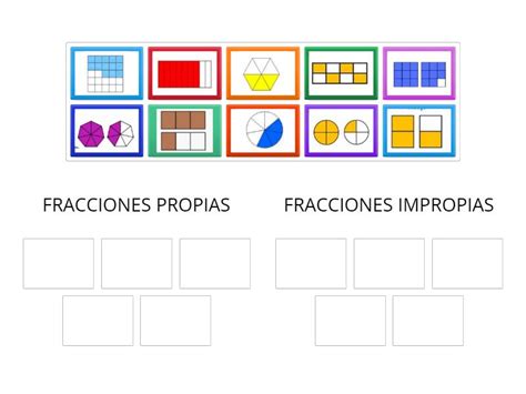 FRACCIONES PROPIAS E IMPROPIAS 按組排序