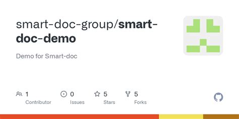 Github Smart Doc Group Smart Doc Demo Demo For Smart Doc