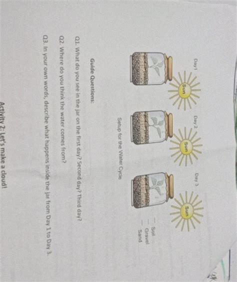Setup For The Water Cycle Guide Questions Q1 StudyX