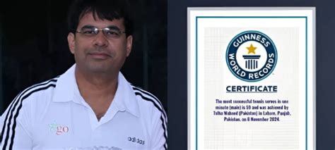 talha waheed sets guinness world record for most tennis serves in one minute the neutral