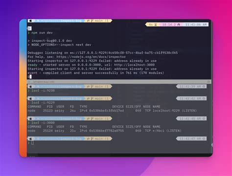 `nodeoptions Inspect` Wont Work Properly After Version `1320