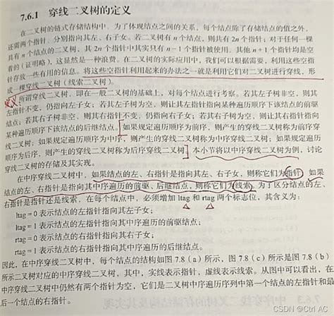 【数据结构】穿线二叉树 csdn博客