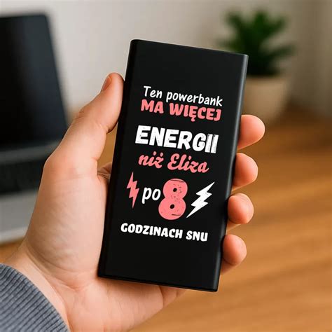 Powerbank 20000mah Z Nadrukiem Dla Niej Ekspresowe Doładowanie Eprezentypl