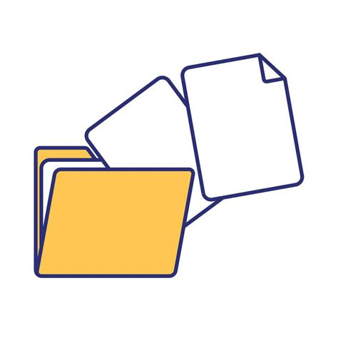 Vector File Folder Icon On White Background 30546757 Vector Art At Vecteezy