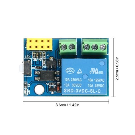Esp8266 Esp 01s Relay Module Relay Wifi Smart Socket Gadosol Esp 01s