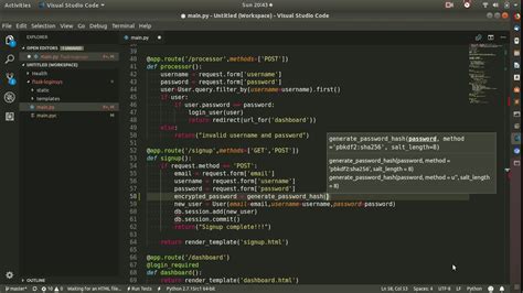 Flask Tutorial Build A User Login System With Flask Sqlachemy Password Hashing Part 3 Youtube