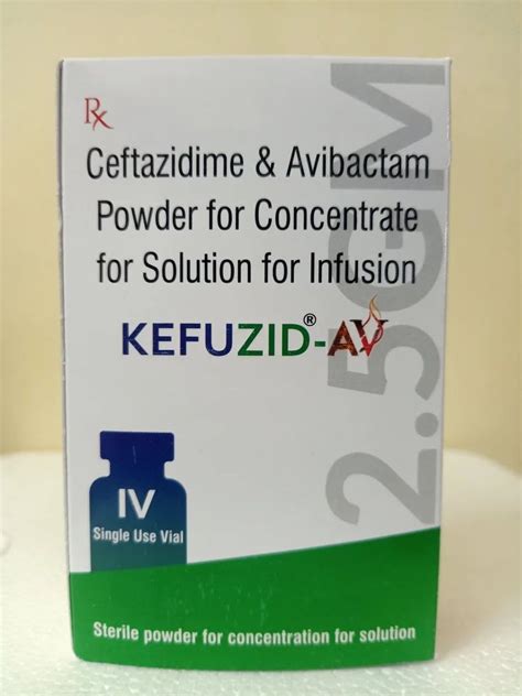 Ceftazidime And Avibactam Powder For Concentrate For Solution For Infusion At ₹ 3725 Vial