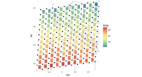 R A Proper Way To Plot Climate Data On An Irregular Grid Stack Overflow