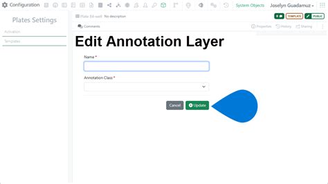 Signals Notebook Edit An Annotation Layer To A Plates Template From The Signals Configuration