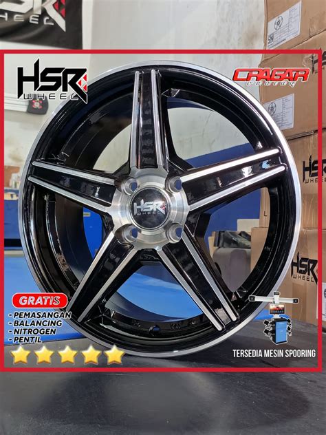 Velg Mobil Sporty Palang 5 Ring 16 Cocok Buat Jazz City Swift Vios