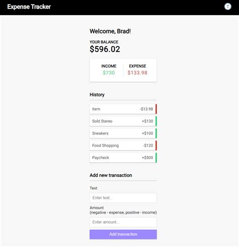 Build An Expense Tracker With Next Typescript Prisma Neon And Clerk