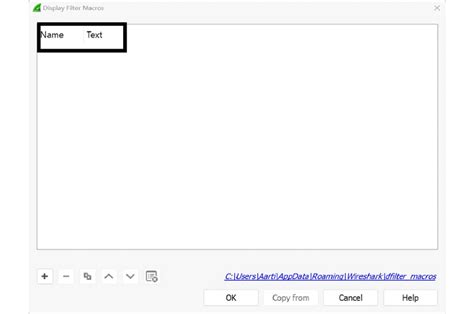 What Is Display Filter Macros In Wireshark