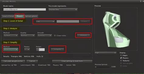 MESH Agency Uploading Your Mesh Dae Files To You Second Life Account Step By Step