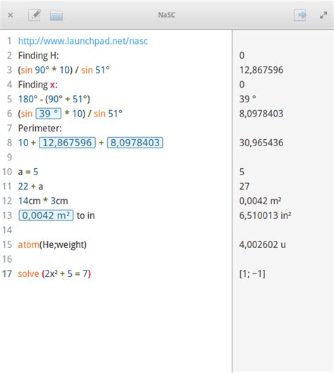 在 Ubuntu 和 Elementary Os 上使用 Nasc 进行简单数学运算 Linuxstory