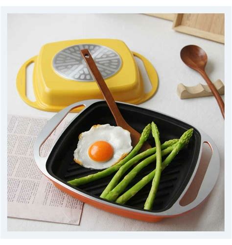 인덕션 사각 캠핑 휴대용 미니 그릴팬 그릴후라이팬 티몬