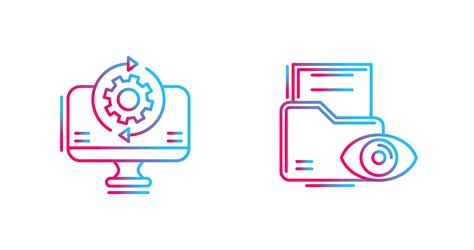 Synchronization And Data Visualization Icon 32655654 Vector Art At Vecteezy