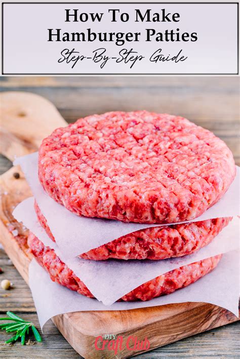 How To Make The Best Homemade Hamburger Patties Recipe With Photos