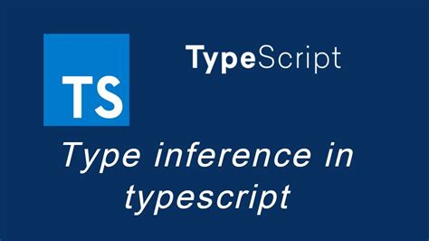 Typescript Tutorial 7 Type Inference In Typescript Youtube