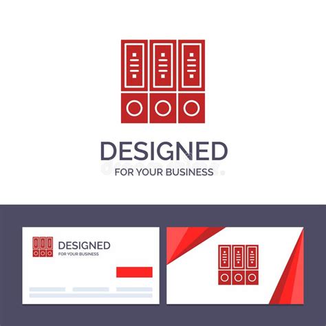 Creative Business Card And Logo Template Files Archive Data Database Documents Folders