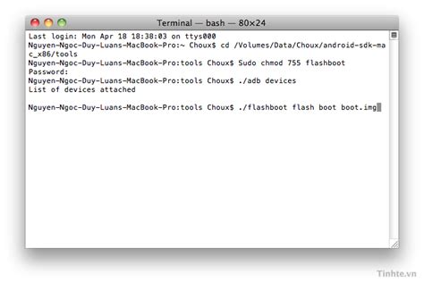 Hướng Dẫn Sử Dụng Android Debug Bridge Trên Mac Os X
