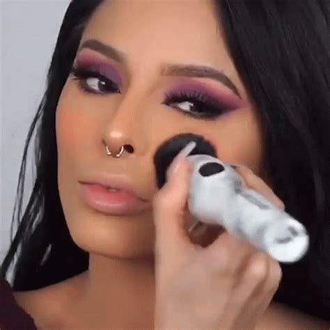 Applying Makeup Foundation 