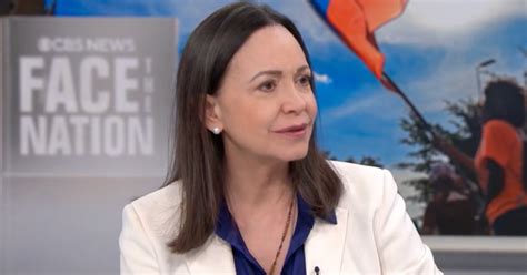 Full Interview María Corina Machado Cbs News