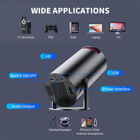 K Portable Smart Android Mobile Projector