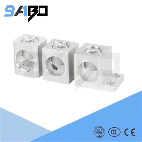 Copper Bar Grounding Wire Terminal Block Ground Bar Wiring Terminal Mechanical Lugs And