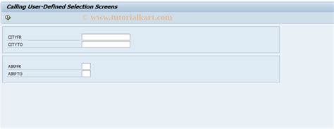 DEMO REPORT TRANSACT SAP Tcode Report Transaction With SelScrn