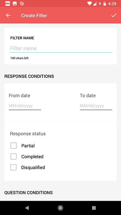 Help Guide For Zoho Survey S Android App