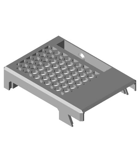 Rpi 4 Model B Case 3D Model Organic Xml Parser Thangs