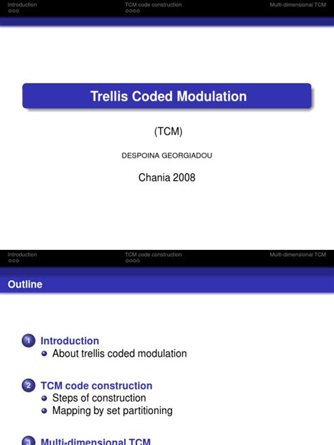 Trellis Coded Modulation Tutorial At Amanda Moretz Blog