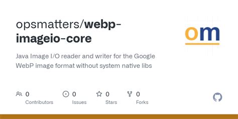 Github Opsmatters Webp Imageio Core Java Image I O Reader And Writer