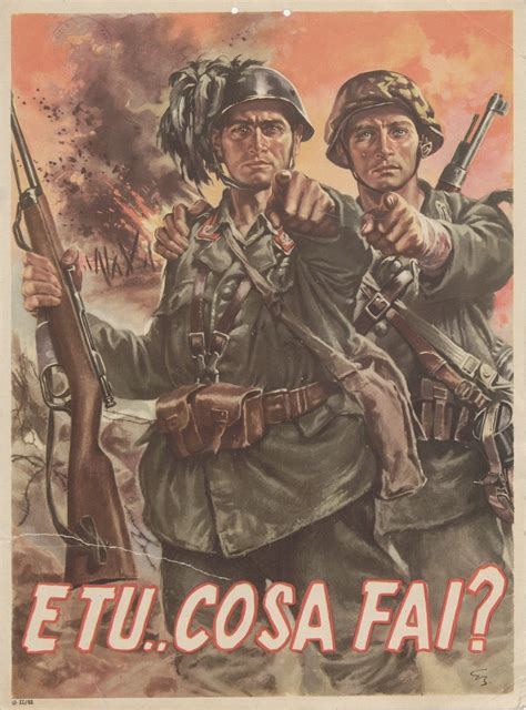 Итальянские пропагандистские плакаты времен Второй мировой войны Foto History — Livejournal
