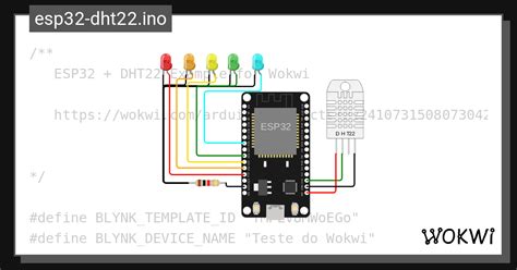 humidade de ar wokwi esp32 stm32 arduino simulator