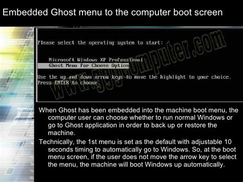 Ghost Framework For Computer Backup