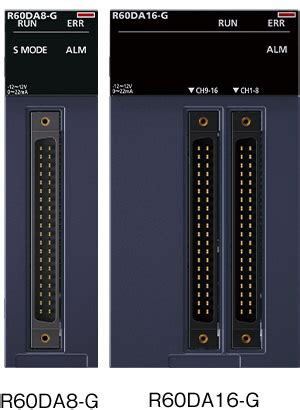 Lineup Analog I O Module MELSEC IQ R Series Product Features