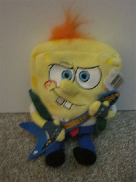 Jakks Pacific Spongebob Squarepants Nickelodeon 9” Plush Rock Star With