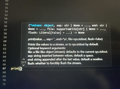 Why Does VSCode Display This When I Write Print In Python And How Do