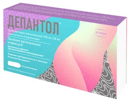 Свечи Stada / Нижфарм Депантол - «Депантенол эффективен! Но нужно знать ...