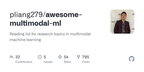 Github Pliang Awesome Multimodal Ml Reading List For Research Topics In Multimodal Machine