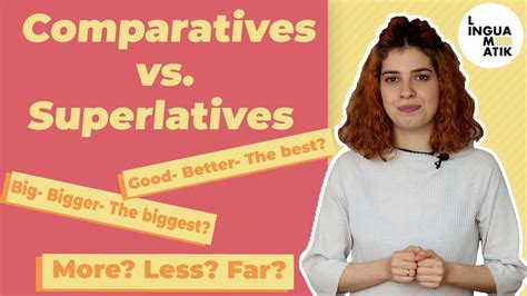 Learn The Difference Between COMPARATIVE And SUPERLATIVE Adjectives In