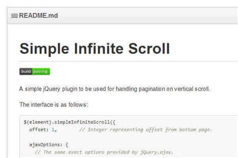 Simple Infinite Scroll Bypeople