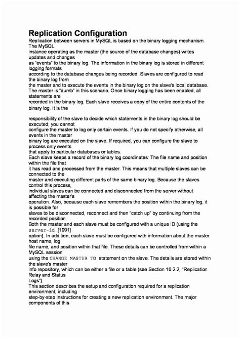 Replication Configuration Opracowanie Notatekpl