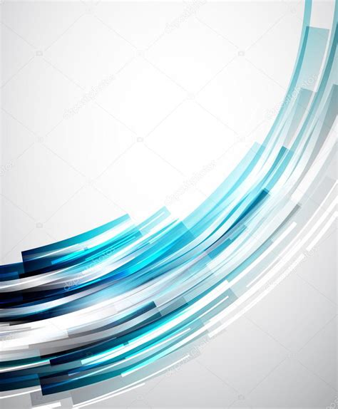 Flowing Lines Abstract Vector Background — Stock Vector © Akomov 14854789