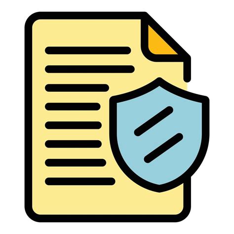 Secured Opportunity Icon Color Outline Vector 15147802 Vector Art At