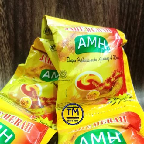 Jual Jahe Merah Amh Jahe Merah Super Amh Asli Renteng Shopee