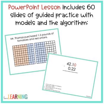 Adding And Subtracting Decimals Lesson Notes And Google Slides Activities