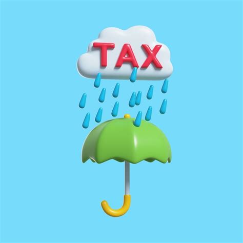 3d 렌더링의 세금 보호 무료 Psd 파일