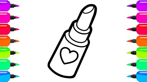 How To Draw Cute Lipstick Lipstutorial Org